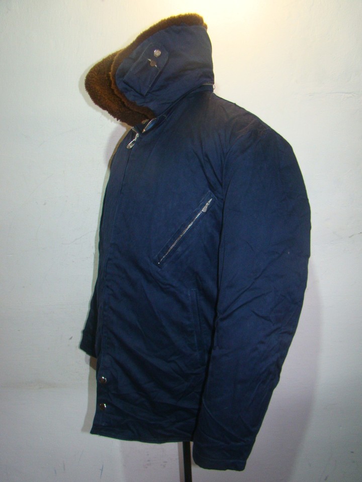 RARESz.52-5 SOVIET PILOTS AIR FORCE INTERCEPTOR BOMBER FUR-COAT jacket ...