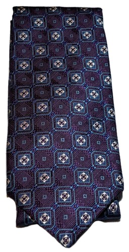 Vintage Robert Talbott BEST OF CLASS Royal Purple Geometric Woven Silk Tie USA | eBay