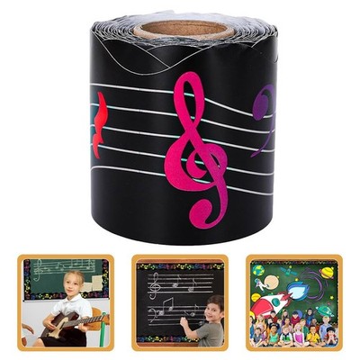 Decorative Sticker Music Bulletin Board Decorations Set Blackboard ...