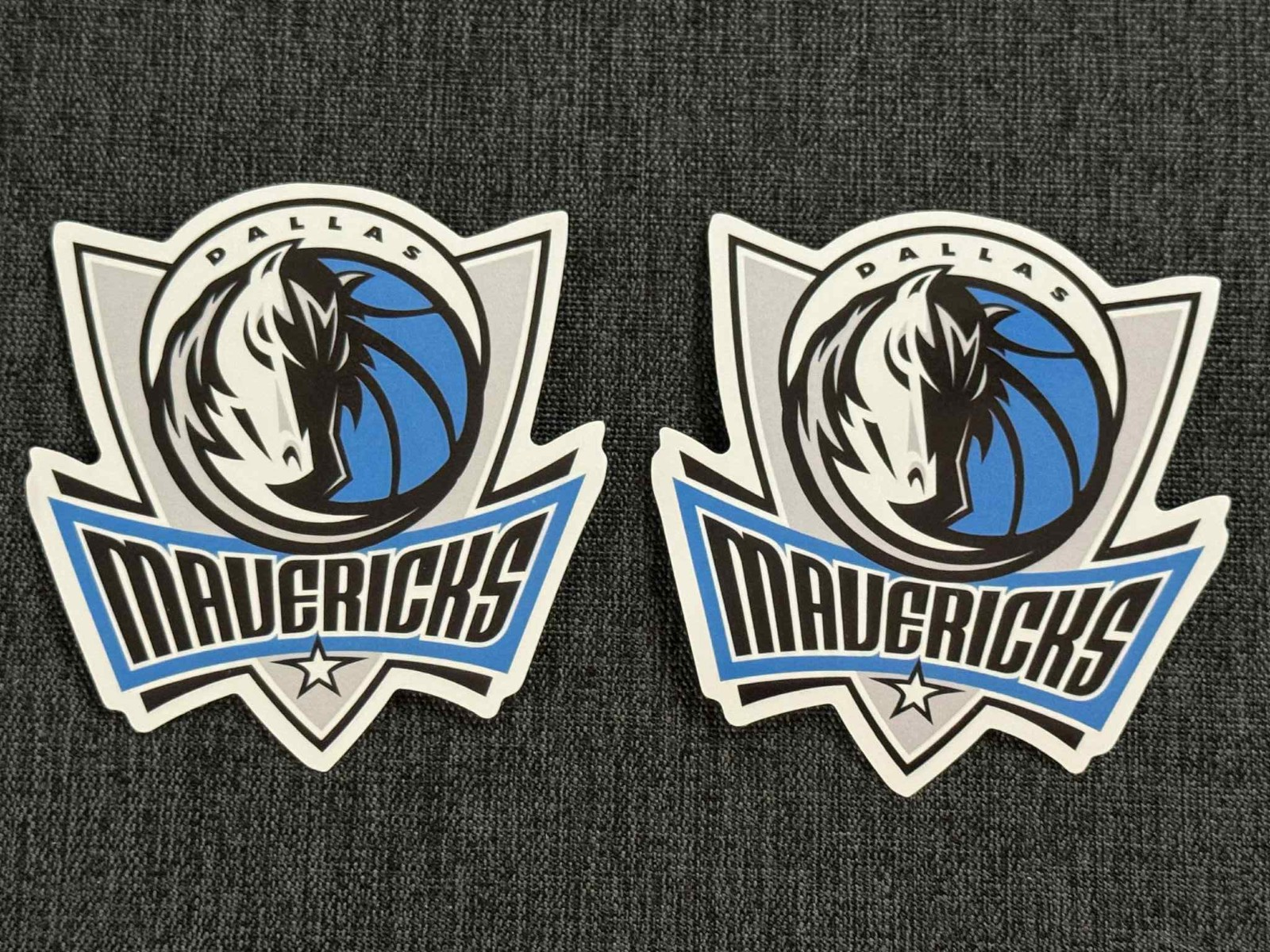 Lot (2) DALLAS MAVERICKS 3" x 3" Team Logo STICKERS Fast! FREE SHIP! | eBay