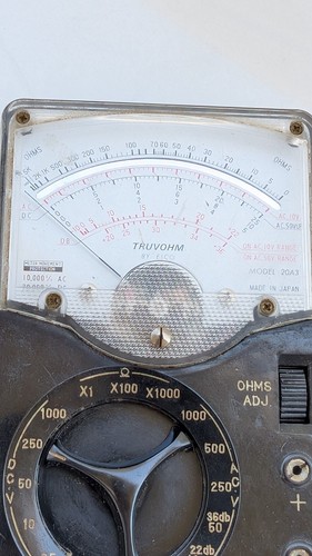 Vintage Eico 20A3 Truvohm Multi Meter Tester Multimeter Japan Works ...