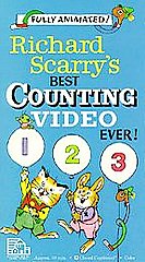 Richard Scarrys Best Counting Video Ever (VHS, 1989) for sale online | eBay