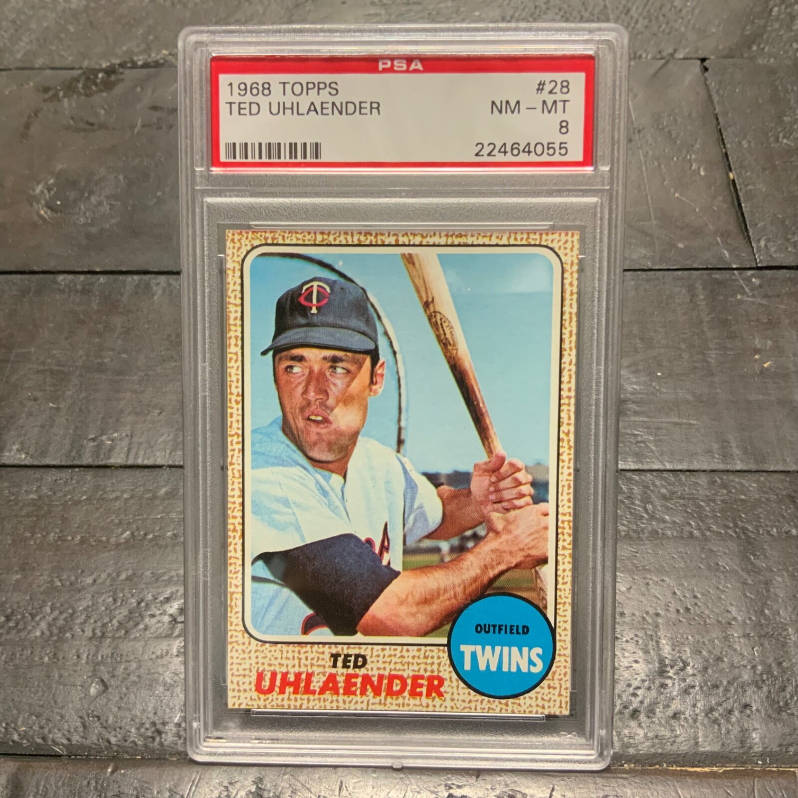 1968 Topps Ted Uhlaender #28 *Twins* PSA 8 NM-MT | eBay