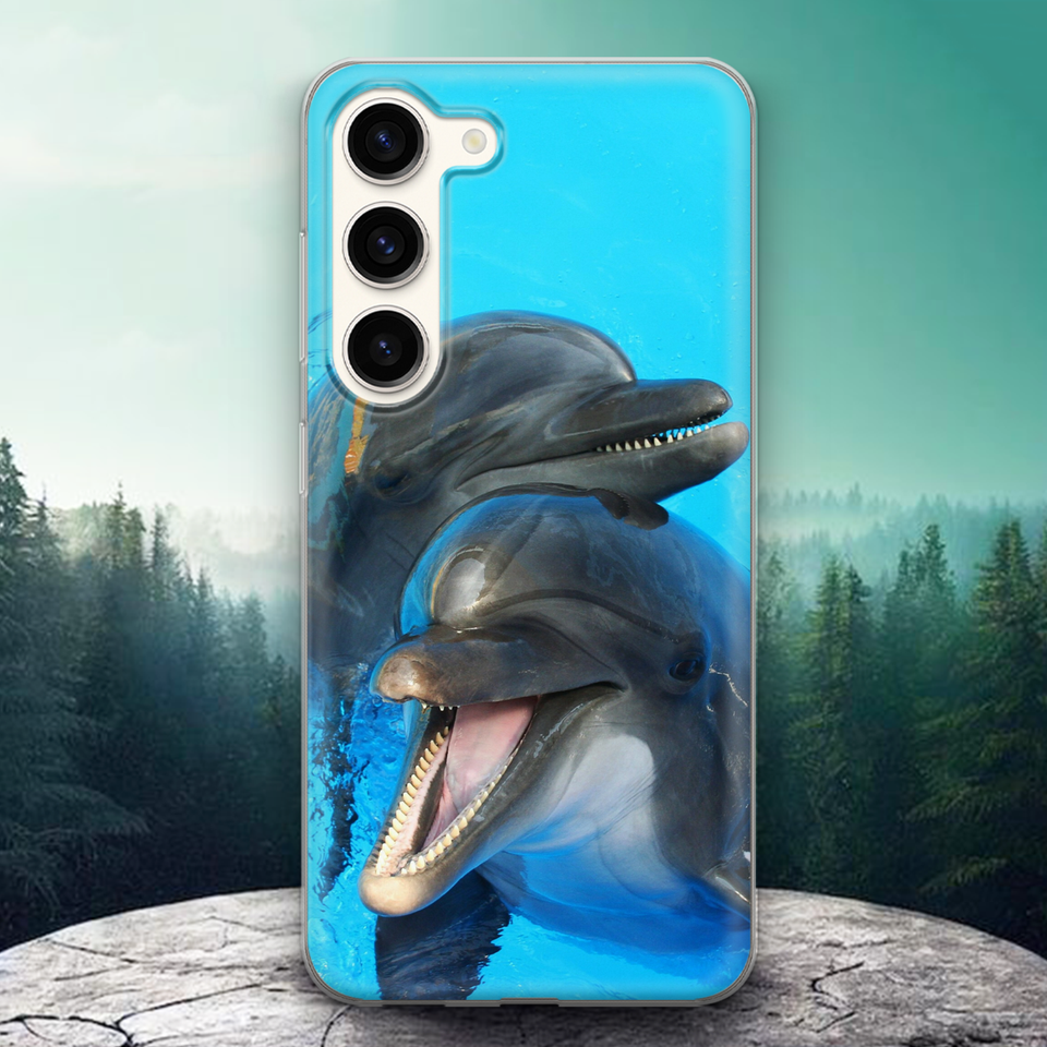 Dolphin Phone Case For Samsung Galaxy Sea Ocean Life Designed Cover ...