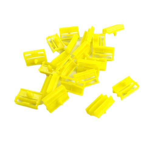 Yellow 18 x Rocker Panel Door Moulding Clips Fasteners for BMW 51-71-8 ...