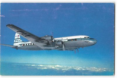 Postcard Airline PAN AMERICAN WORLD AIRWAYS Super-6 Clipper CC9. | eBay