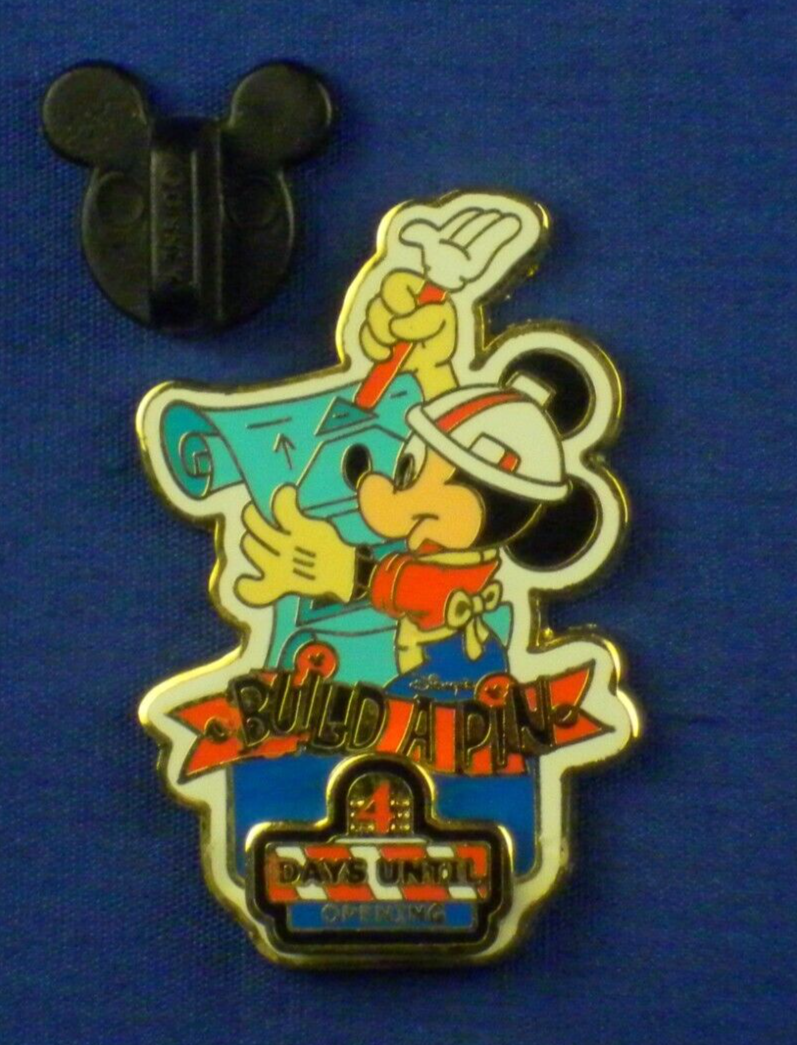 Mickey Mouse Contractor Build a Pin Countdown 4 Days LE 2500 OC Pin ...