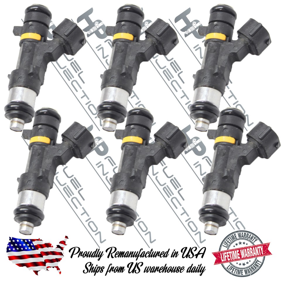 6Pcs OEM Bosch Genuine Bosch OEM Fuel Injector Set 0280158042 Nissan ...