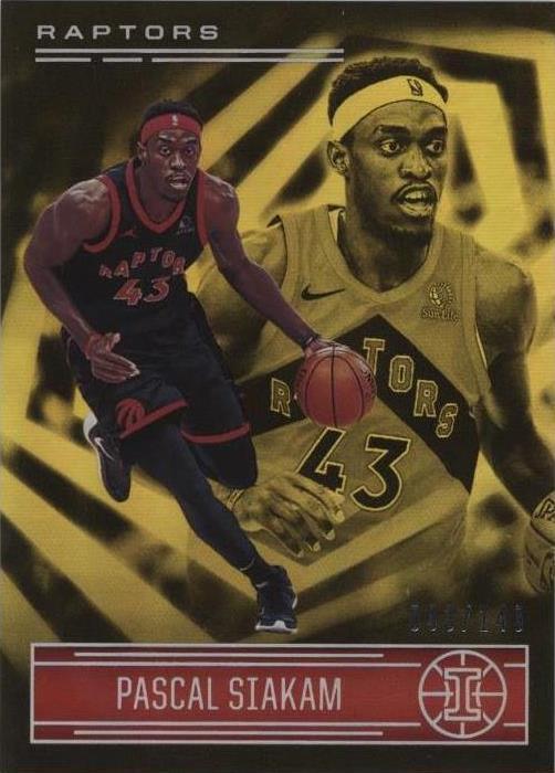 2020-21 Panini Illusions - Pascal Siakam #148 Trophy Collection Yellow ...