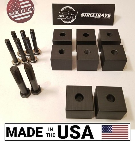 [SR] CNC Machined Front Seat 1" Risers Lift Spacer FOR Jeep Wrangler 97 ...