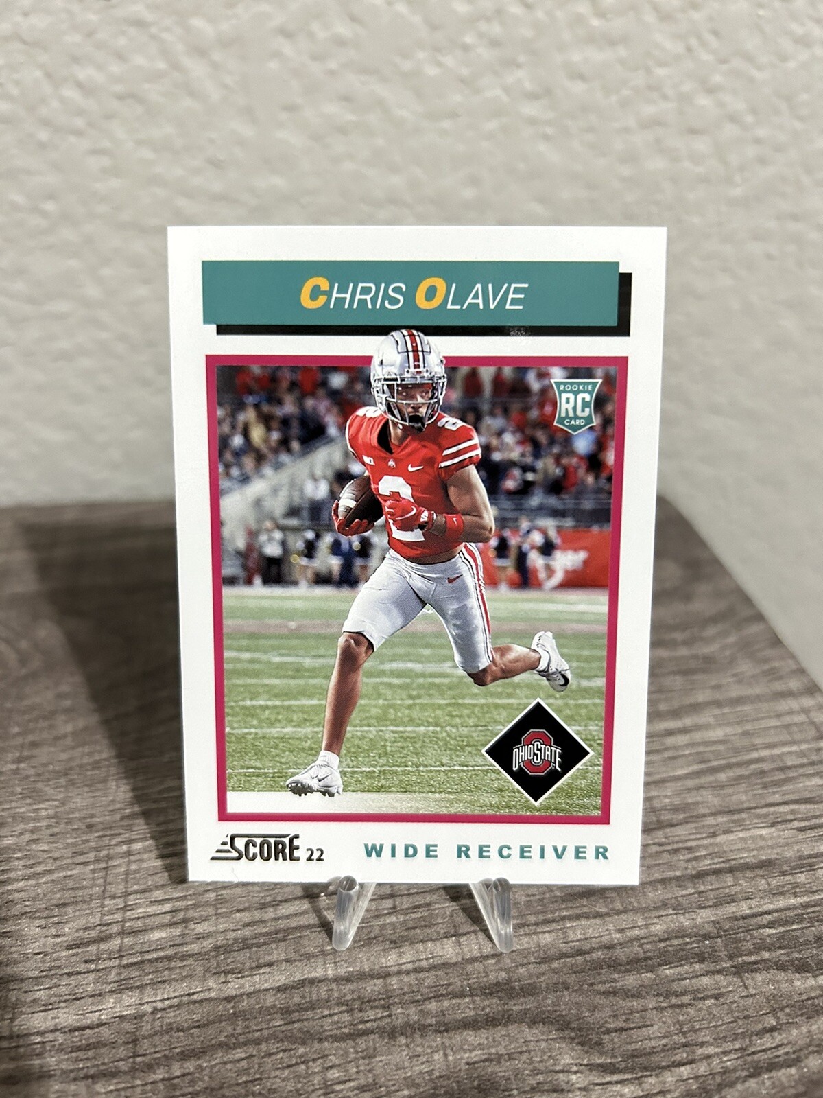 2022 Score Chris Olave RC #TB10 - Rookie Throwback Football Card Insert ...