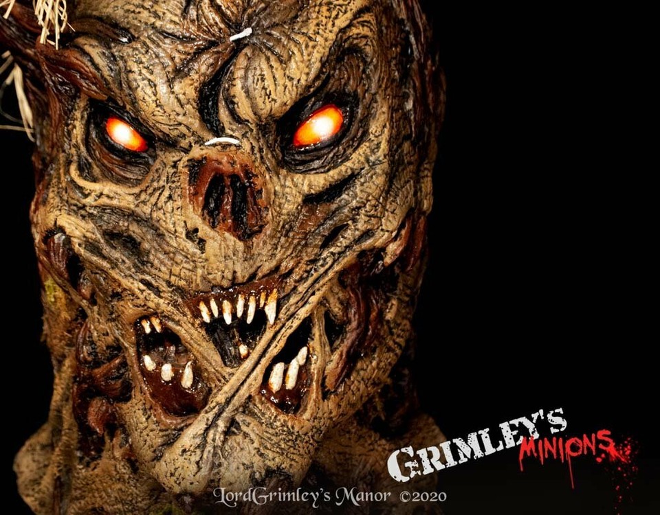 NEW Lord Grimley Exclusive Boor Scarecrow Halloween Mask Horror Dryad ...