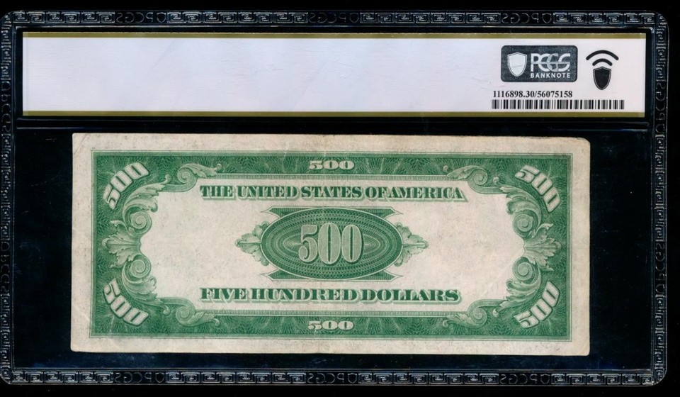 AC 1934 $500 FIVE HUNDRED DOLLAR BILL Chicago PCGS 30 | eBay