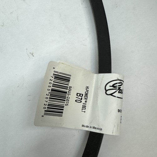 Gates B70 Hi-Power II Belt, B Section, B70 Size, 21/32" W, 13/32" H, 73 ...
