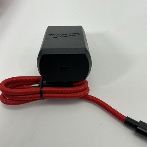 MILWAUKEE USB-C CHARGING CABLE 2 FT And 15W USB-C Wall Adapter NEW | eBay