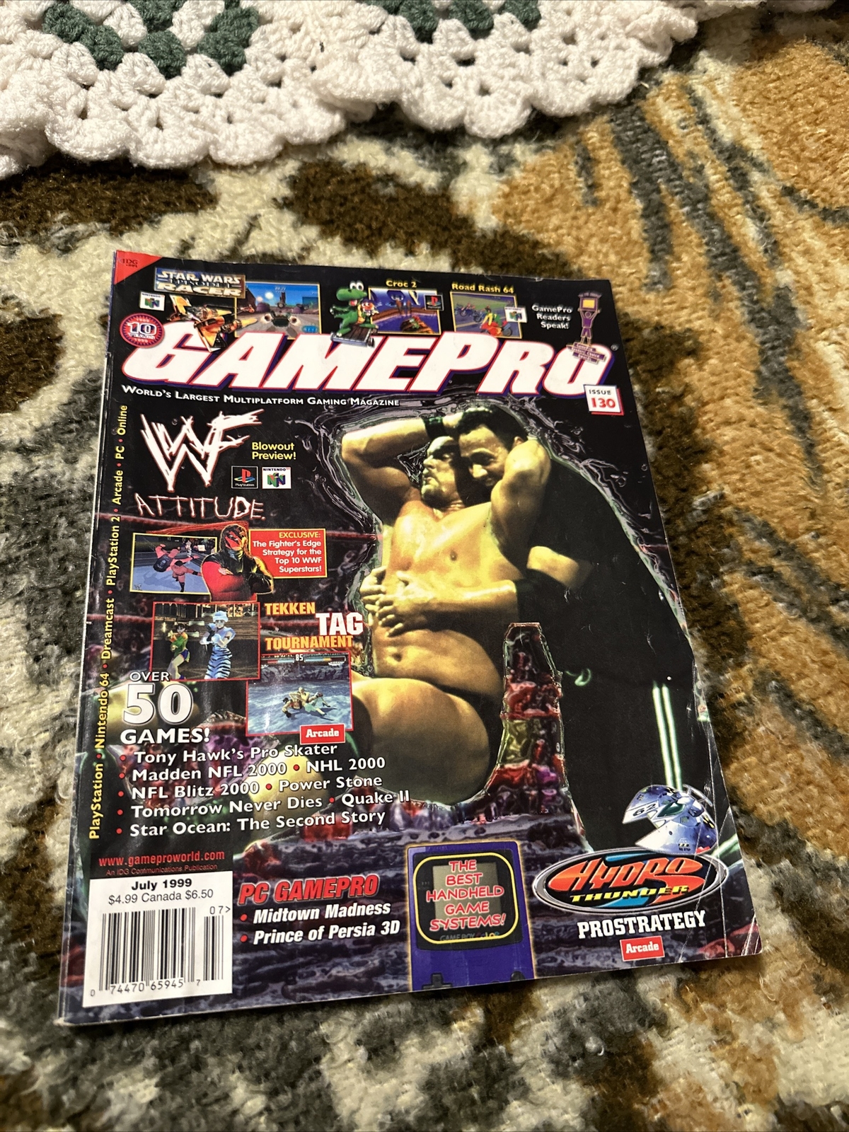 GamePro Magazine Issue 130 July 1999 WWF Attitude Tekken Tag Tournament ...