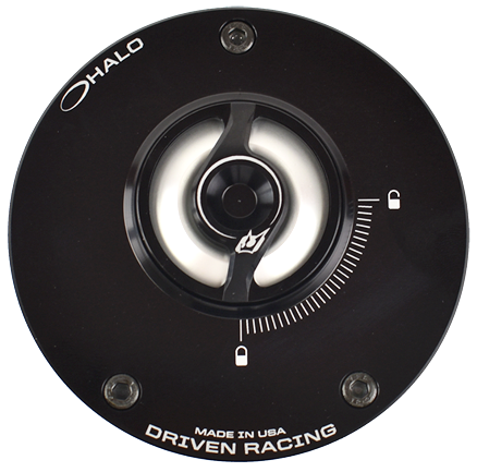 DRIVEN RACING HALO GAS CAP & BASE SILVER KAWASAKI ZX10R/RR 2021-22 Z900 ...