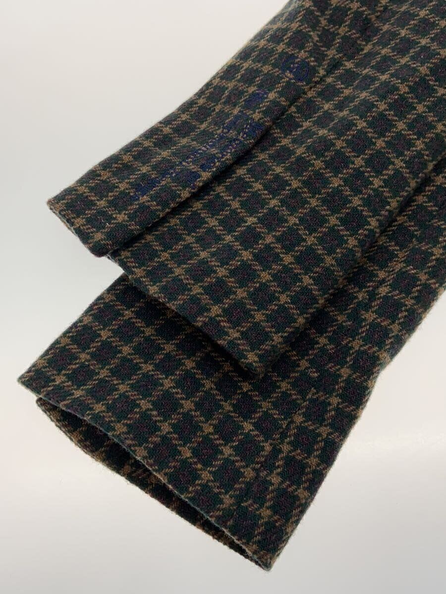 BED J.W. FORD tailored jacket Collarless JKT Green check BED J.W. FORD tailored jacket Collarless JKT Green check