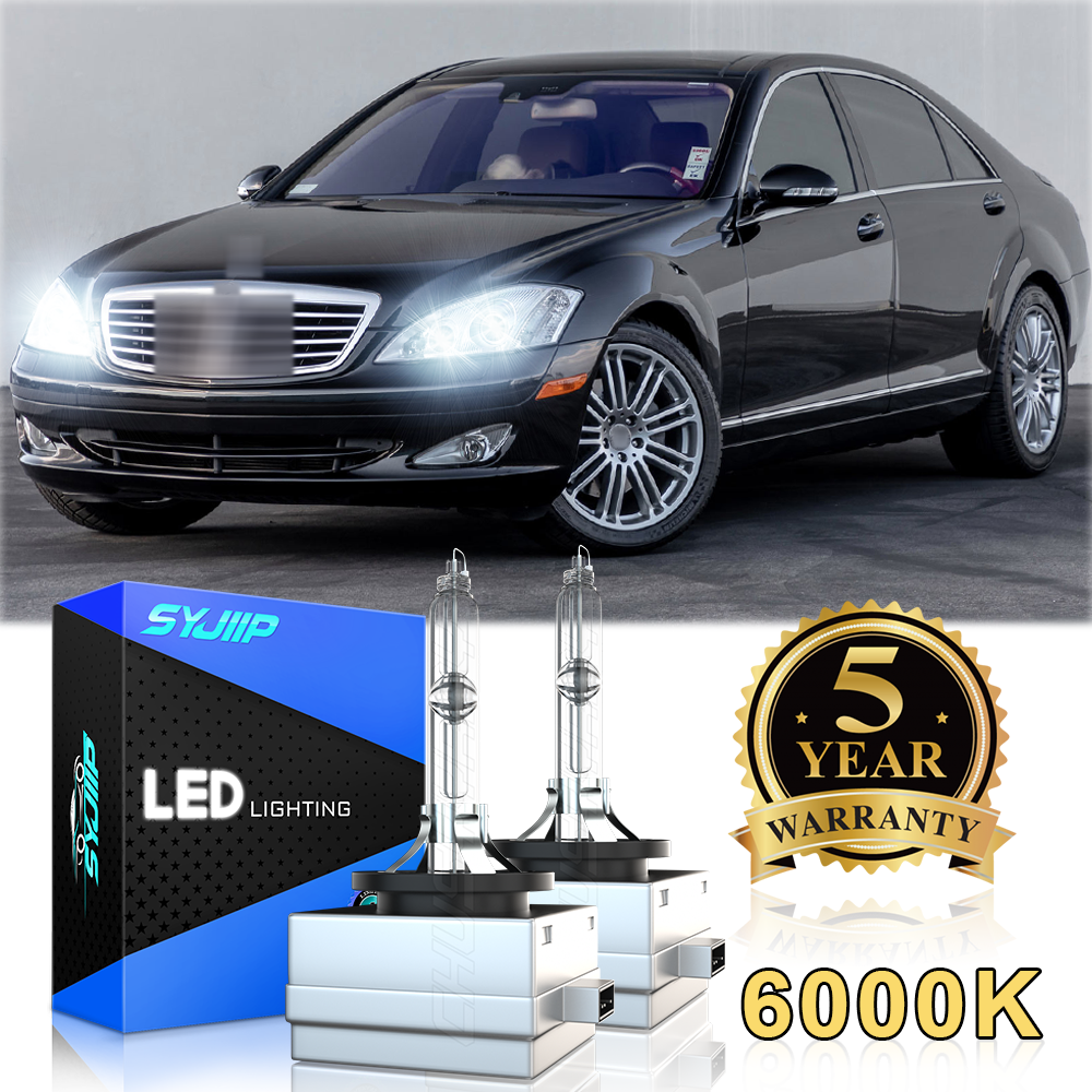 2Pcs Xenon Front HID Headlight Bulb For Mercedes-Benz S550 2007-2013 ...