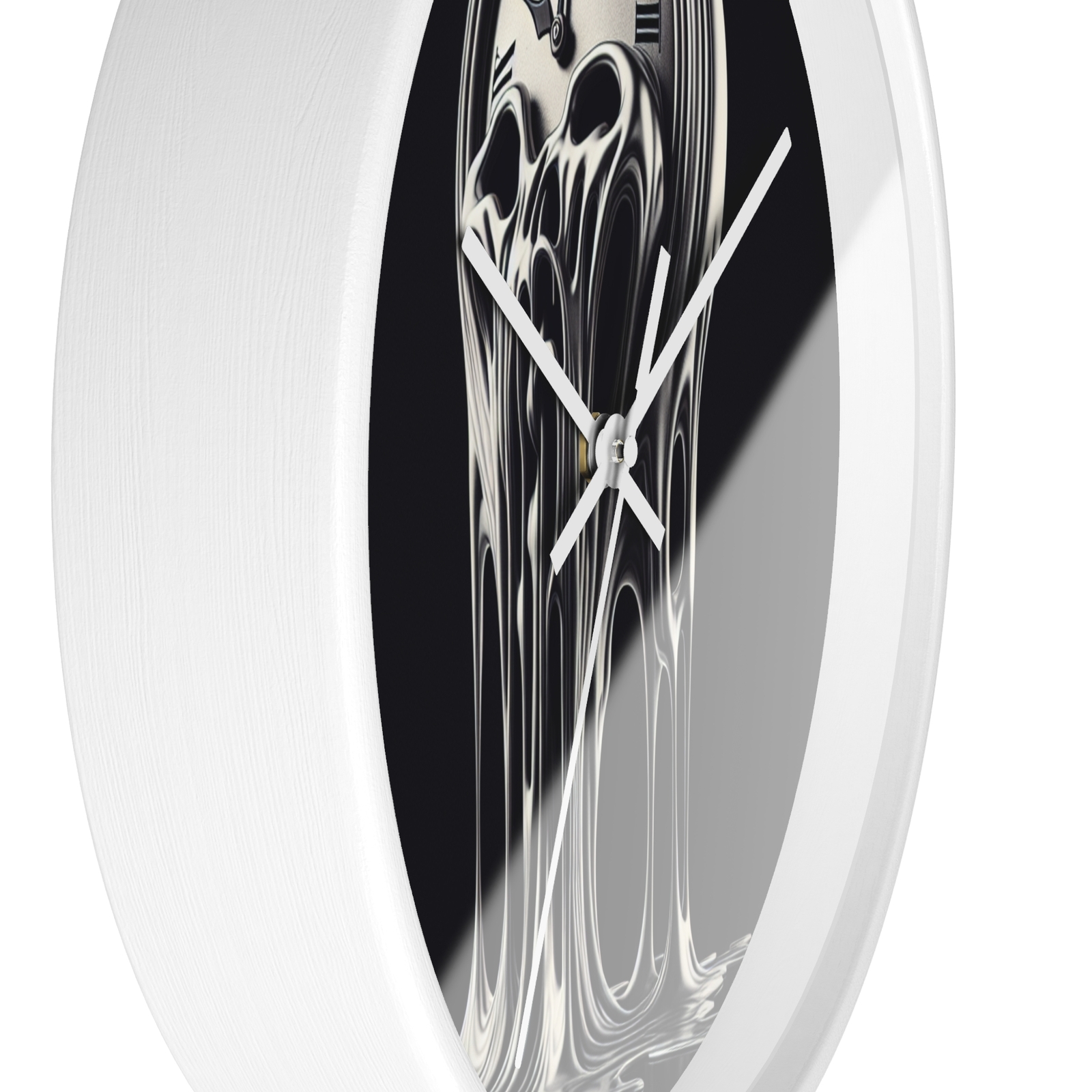 Home Decor Wall Clock Surreal Melting Clock Art Deco Elegance ...