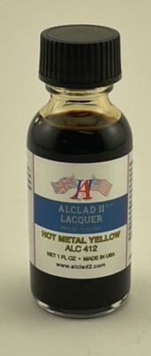 Alclad II ALC-412 Hot Metal Yellow Lacquer Paint 1oz - US Fast Ship | eBay