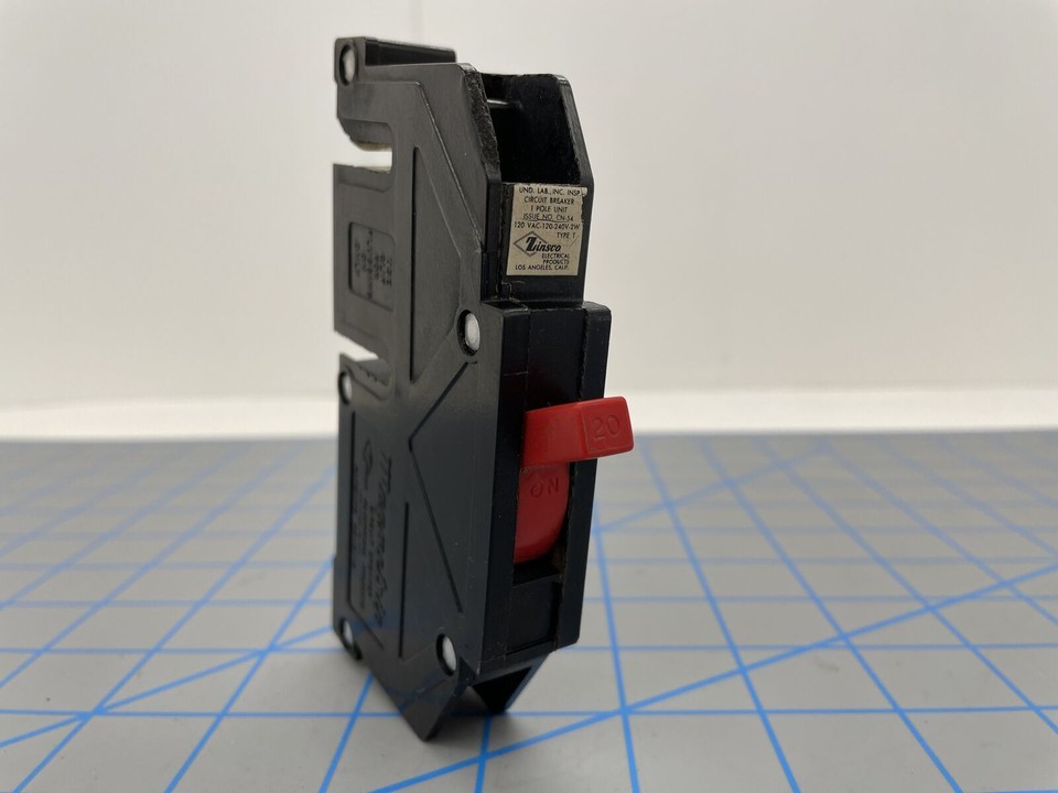 Zinsco T20 1 Pole 20 Amp Magnetrip Circuit Breaker - color & brand may ...