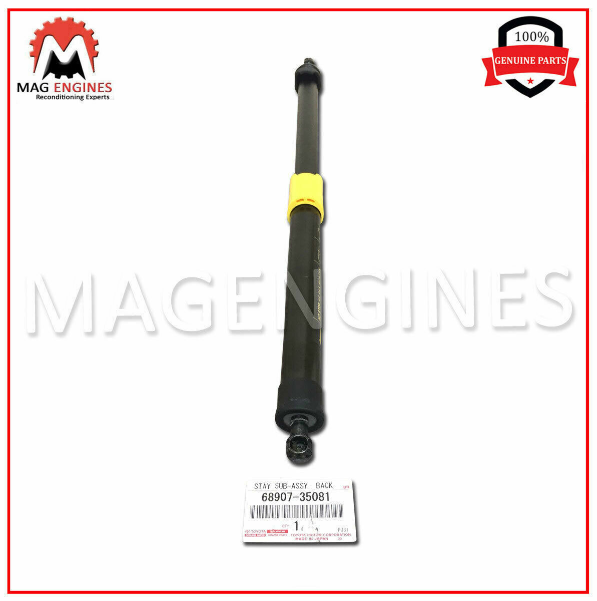 68907-35081 GENUINE OEM BACK DOOR DAMPER STAY SUB-ASSY, LH 6890735081 ...