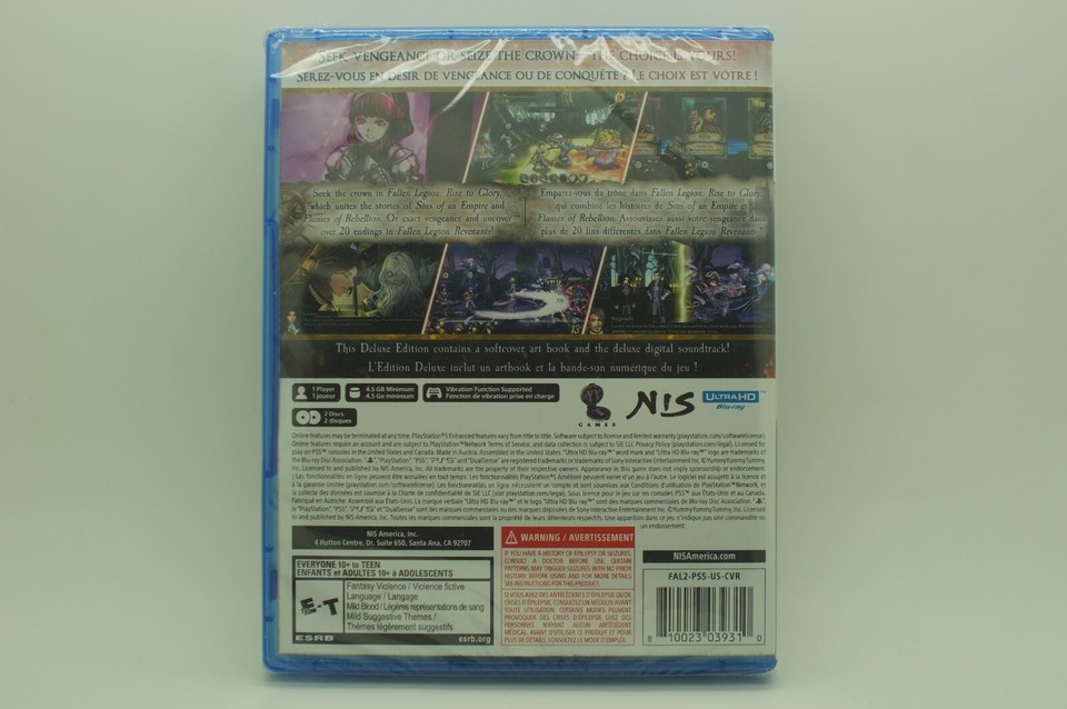 Fallen Legion: Rise to Glory / Fallen Legion Revenants - Deluxe Edition ...
