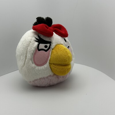 Angry Birds White Bird w/ Bow 5” Plush | eBay