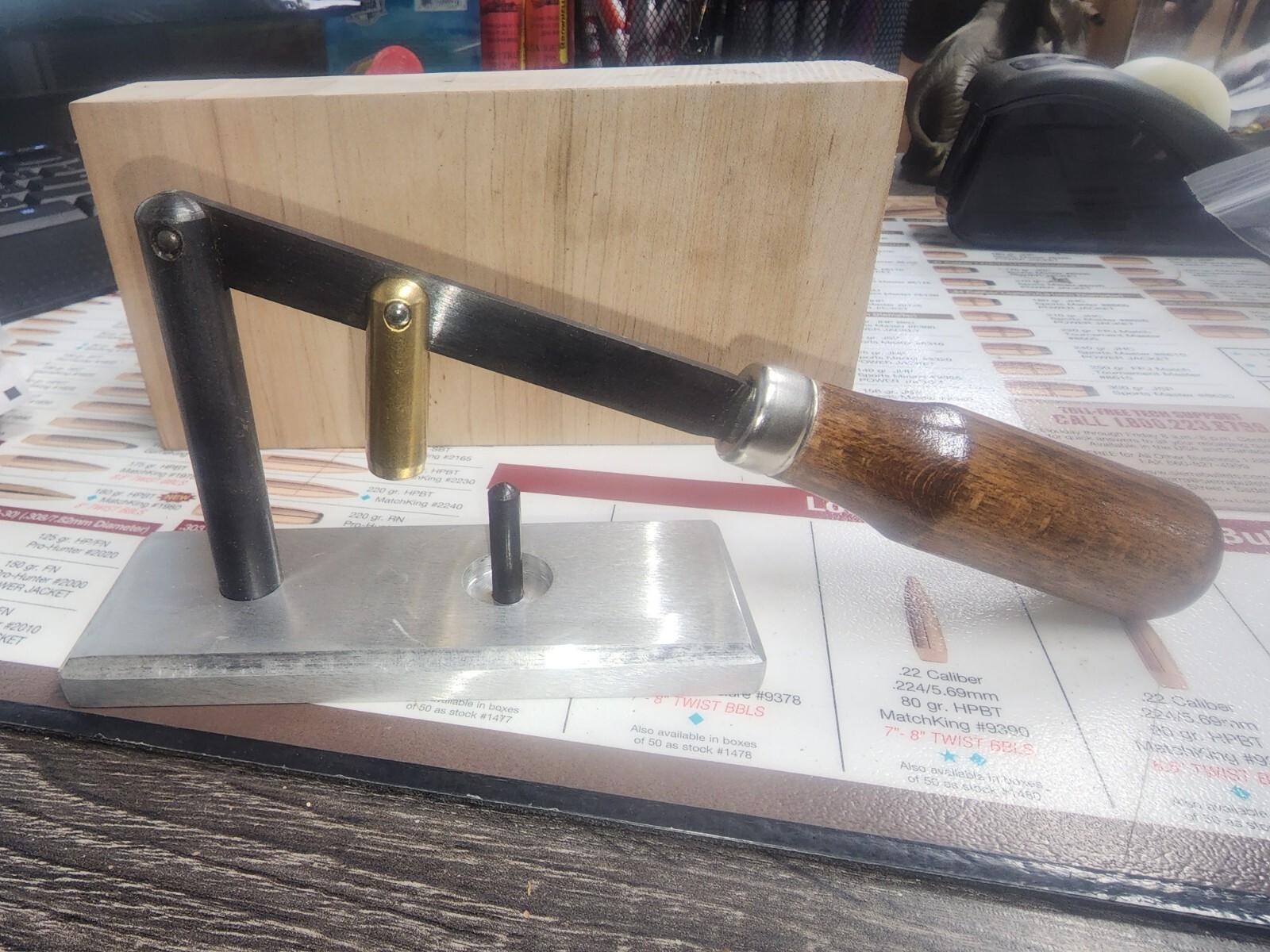 UBERTI LOADING TOOL Cylinder Stand .44 CAL. NEW FACTORY ORIGINAL Hard ...