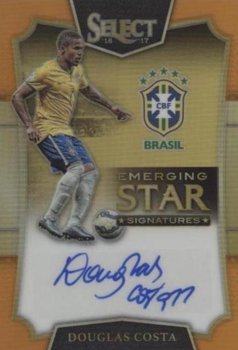2016-17 Panini Select - Emerging Star Signatures Douglas Costa #ES-DCO ...