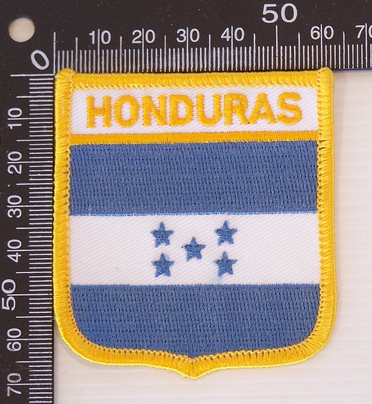 VINTAGE HONDURAS EMBROIDERED SOUVENIR PATCH WOVEN COUNTRY EMBLEM CLOTH BADGE | eBay Australia
