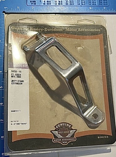 NOS Genuine HARLEY-DAVIDSON CHROME JIFFY STAND EXTENSION KIT 50233-00 ...