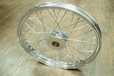 21" Front Spool Hub Wheel, billet hub 3-1/2" wide x 5" diameter, 40 ...