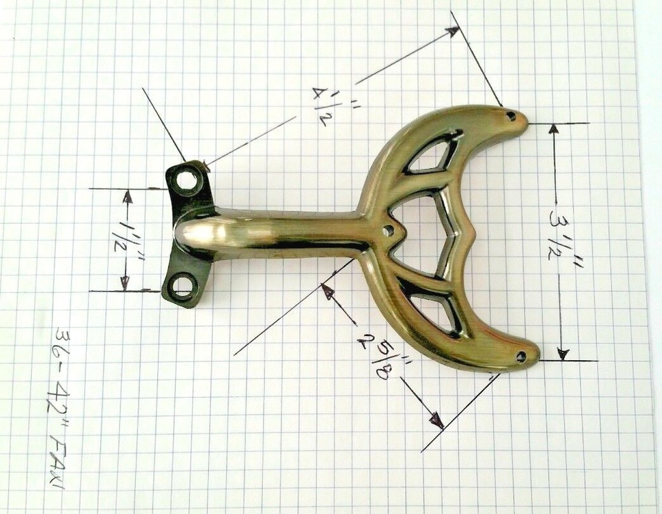42"Antique Brass Ceiling Fan Blade Arm Replacement Bracket, Hunter ...
