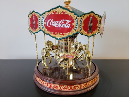 Coca Cola 1997 Franklin Mint Musical Carousel 11” | eBay