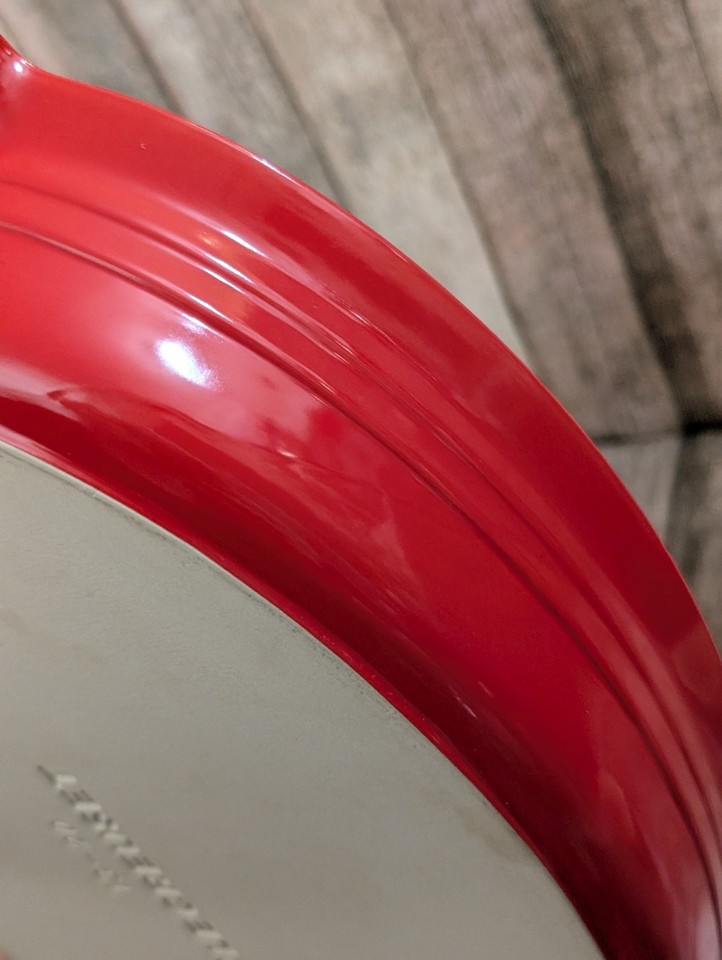 Red Le Creuset 16"X10" Casserole Baking Dish With One Ramekin | eBay