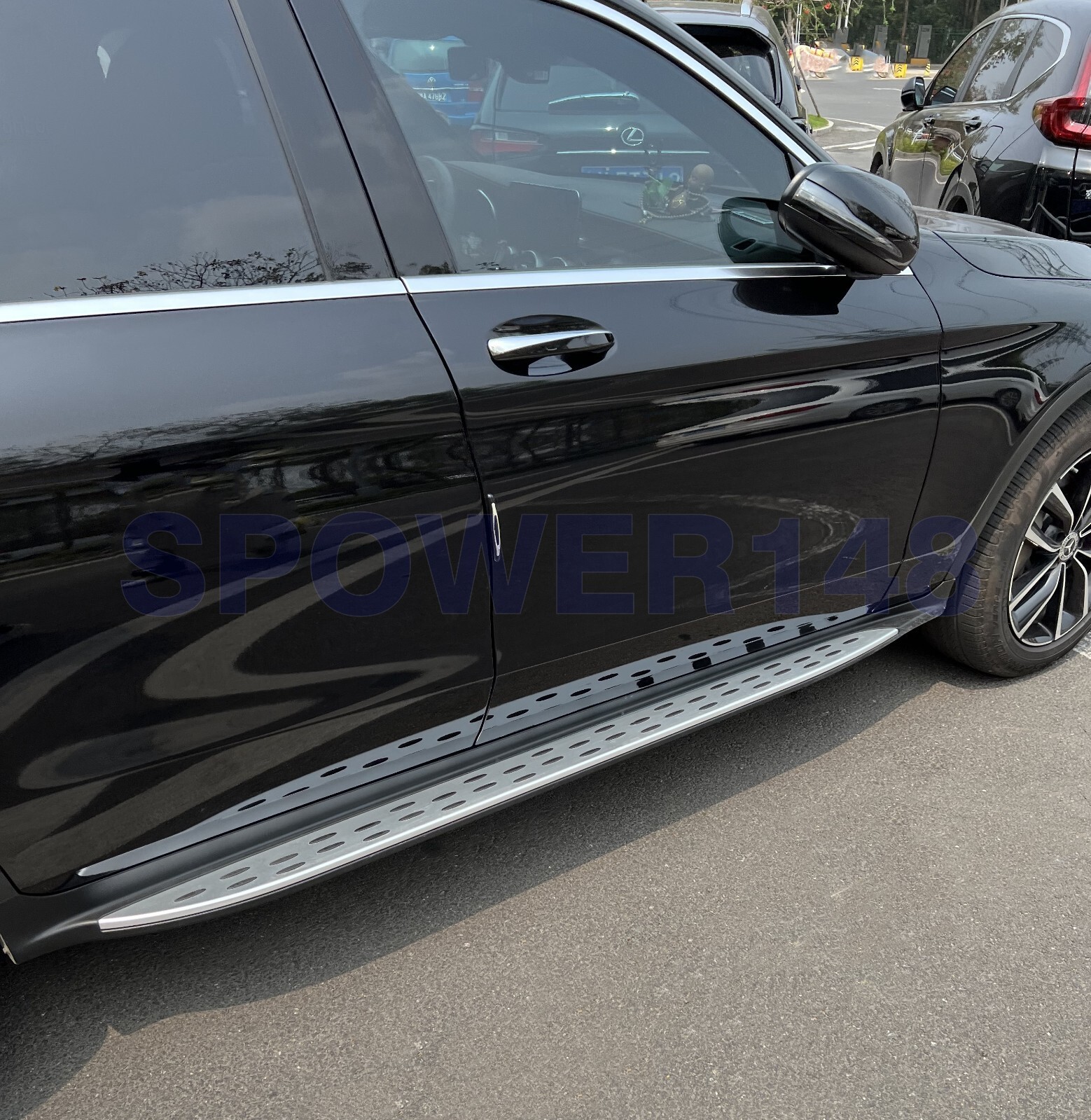 Fit For 2016-2022 Mercedes Benz GLC300 X253 Running Boards Side Steps ...