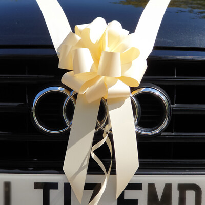 Plain Wedding Car Ribbon 6m / 10m / 91m Roll | 29 colours | Plain ...
