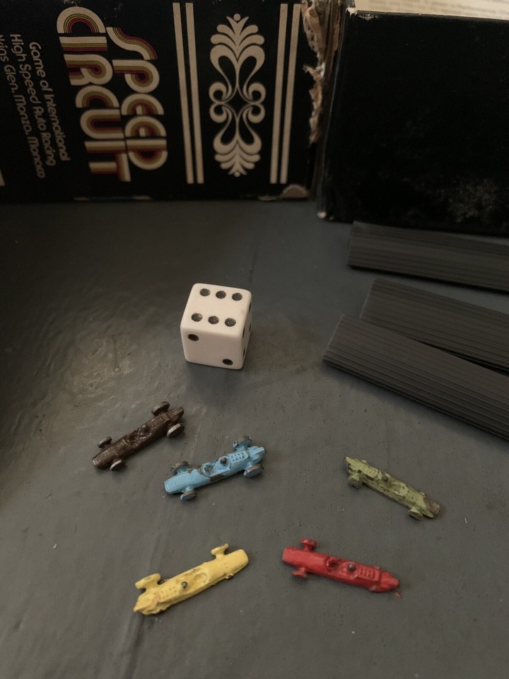 SPEED CIRCUIT Board Game Avalon Hill Sports Illustrated Auto Racing ...