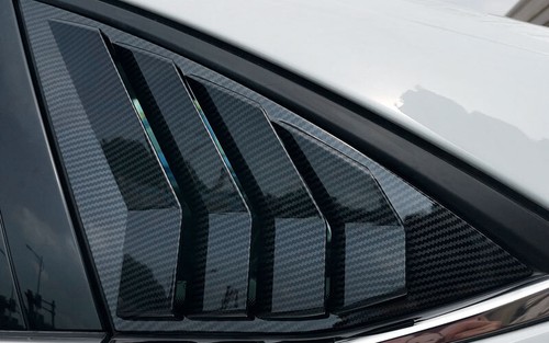 Carbon Fiber Side Window Louver Shutter Cover For Volkswagen Jetta MK7 ...