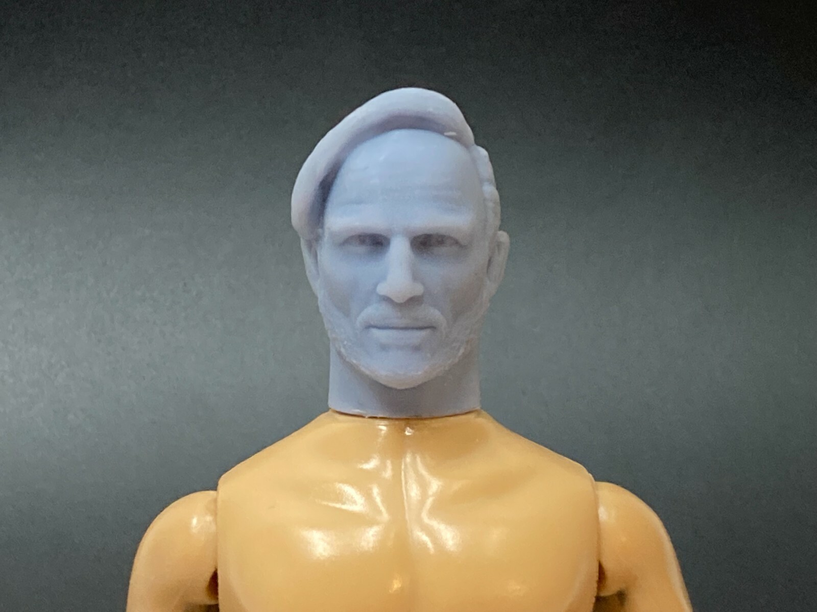 CUSTOM MEGO SCALE TAYLOR HEAD PLANET OF THE APE 8" FIGURE RESIN HEAD ...