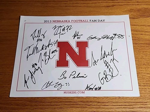 2013 Nebraska Football Fan Day Autograph Card | eBay