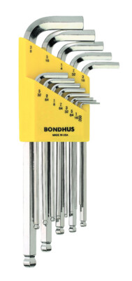Bondus USA B16937 - Set 13 BriteGuard Plated Ball End L-wrenches .050-3 ...