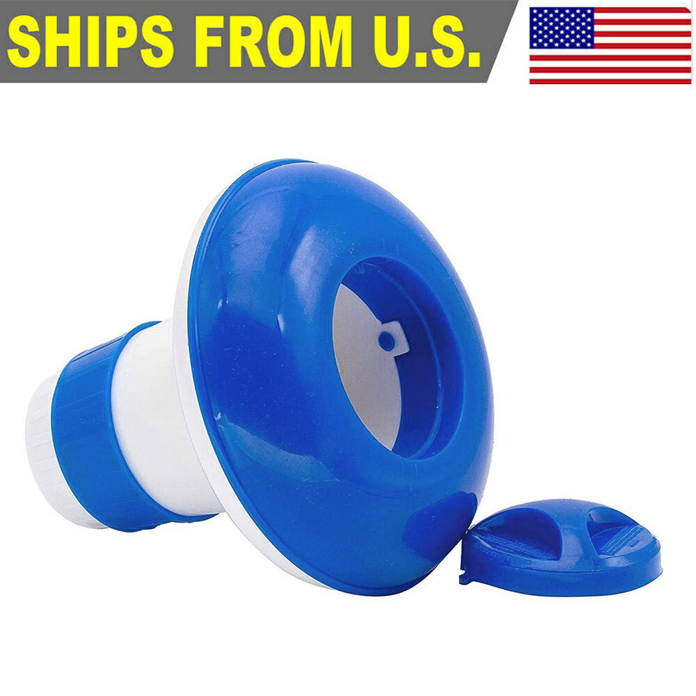 1.5" Pool Tablet Floater Hot Tub Floating Chlorine Dispenser Pool ...