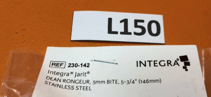 Integra Jarit 230-142 Dean Rongeur, 5mm Bite, 5-3/4" (146mm) - New In ...