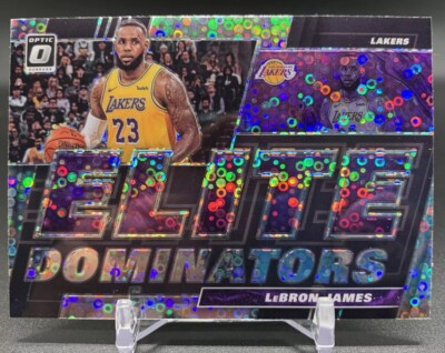 2019-20 Panini Donruss Optic Lebron James #19 Elite Dominators Fast ...