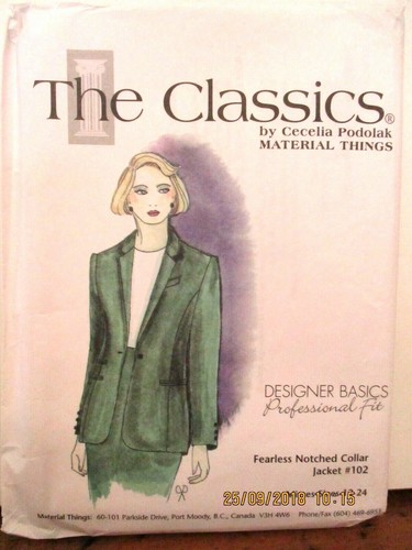 ~THE CLASSICS MATERIAL THINGS by CECELIA PODOLAK - FEARLESS JACKET ...
