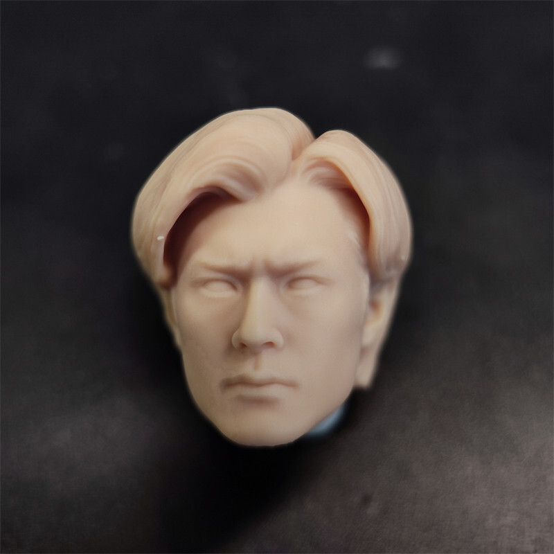 1/18 Scale TVB Younger Louis Koo Tin Lok Head Sculpt Unpainted Fit 3.75 ...