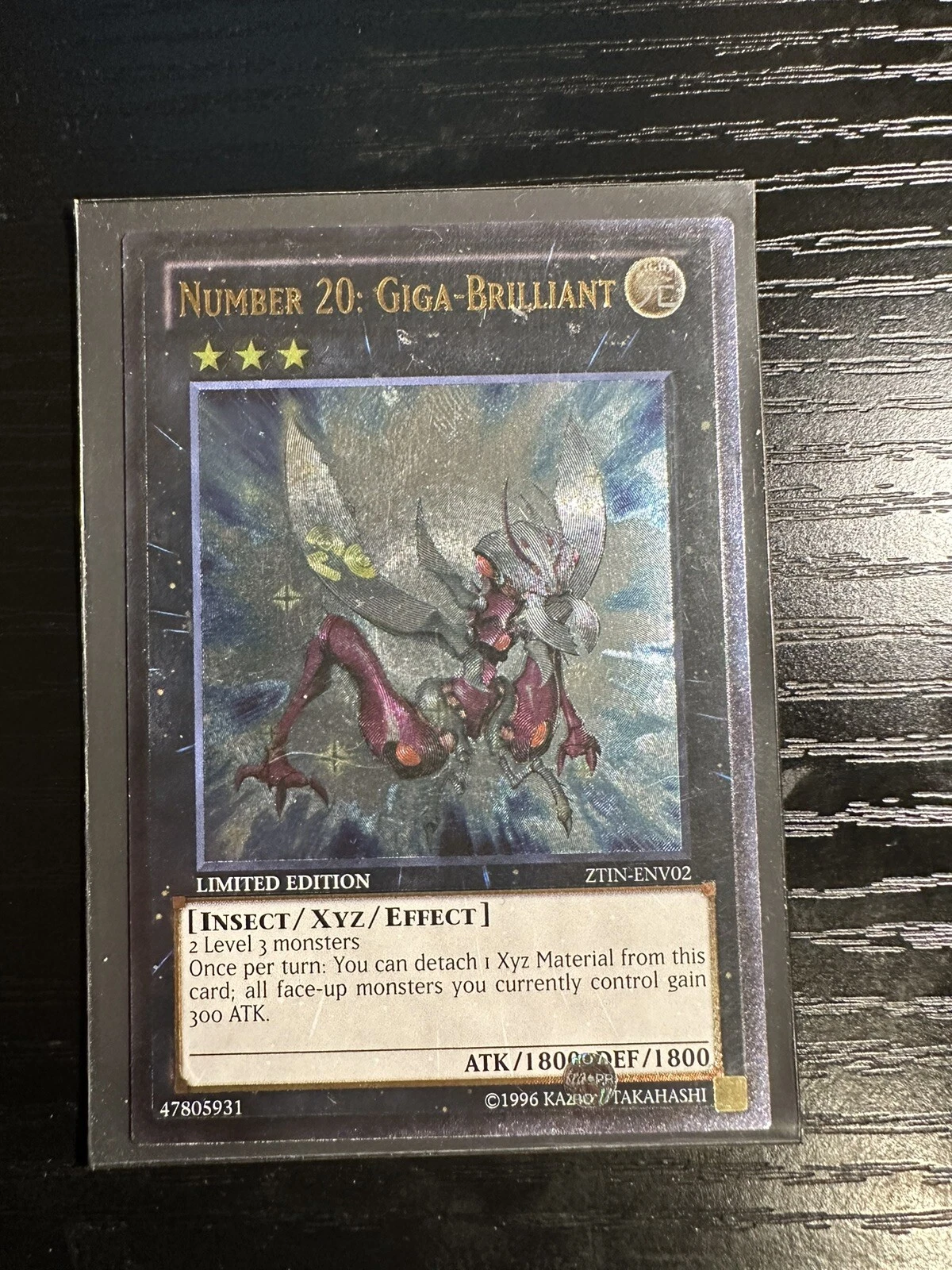 Yugioh - Number 20: GIga-Brilliant - Ultimate Rare - ZTIN-ENV02 -Limited Edition | eBay